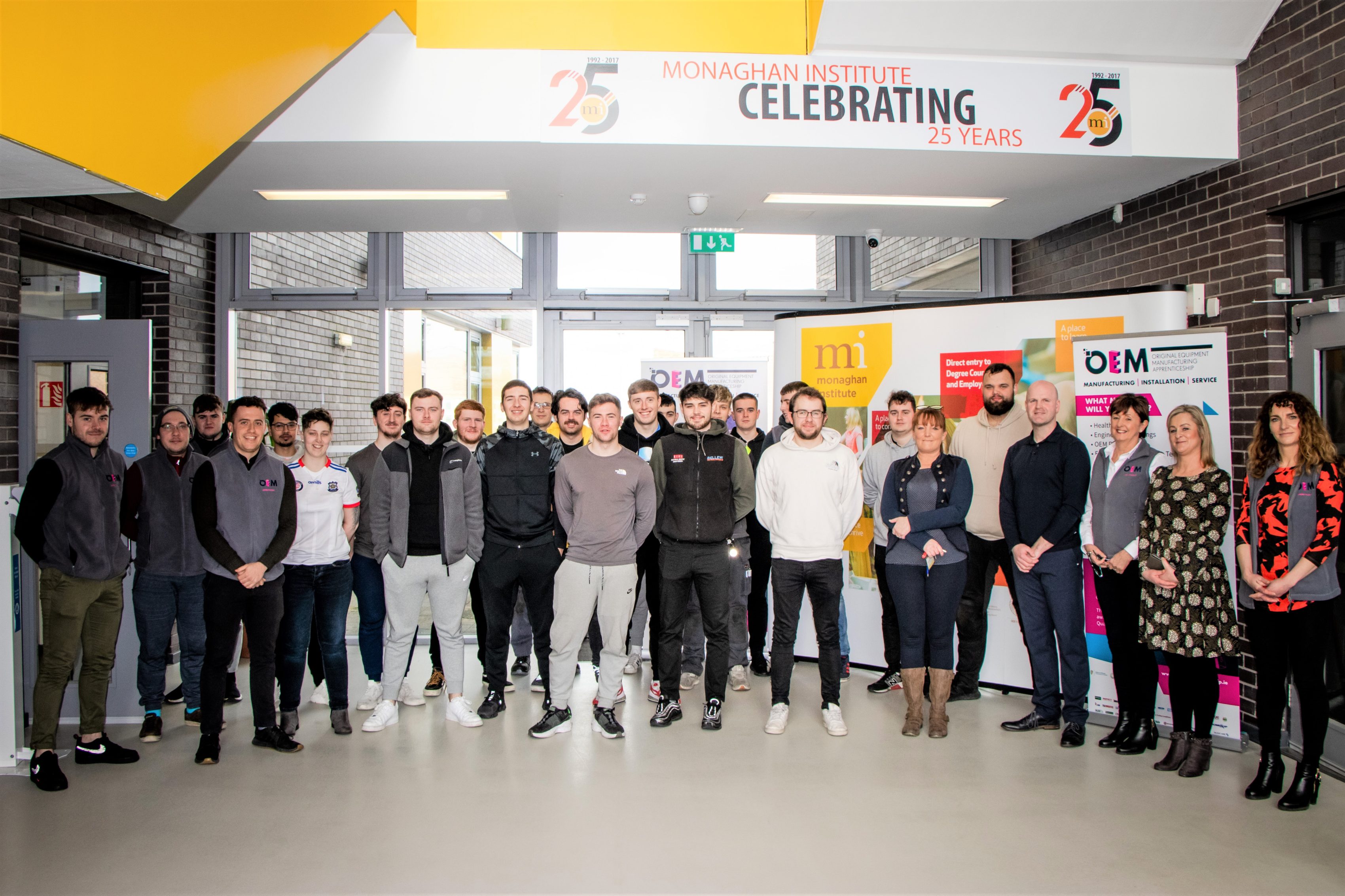 OEM Engineering Apprentices celebrate their last day at Monaghan ...